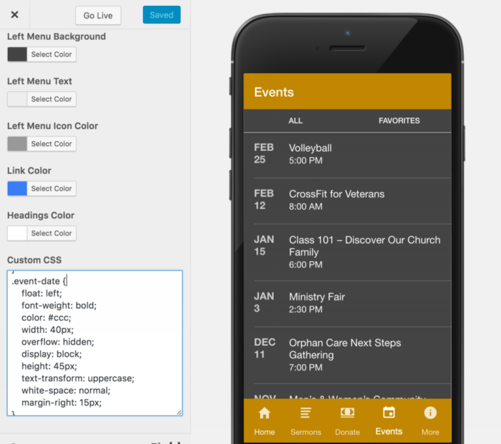 How to create mobile app for wordpress with custom data